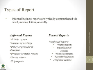 Lecture 7: Report management system | PPT | Technology & Computing