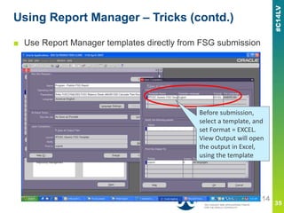 Report Manager in Oracle EBS R12 | PPTX