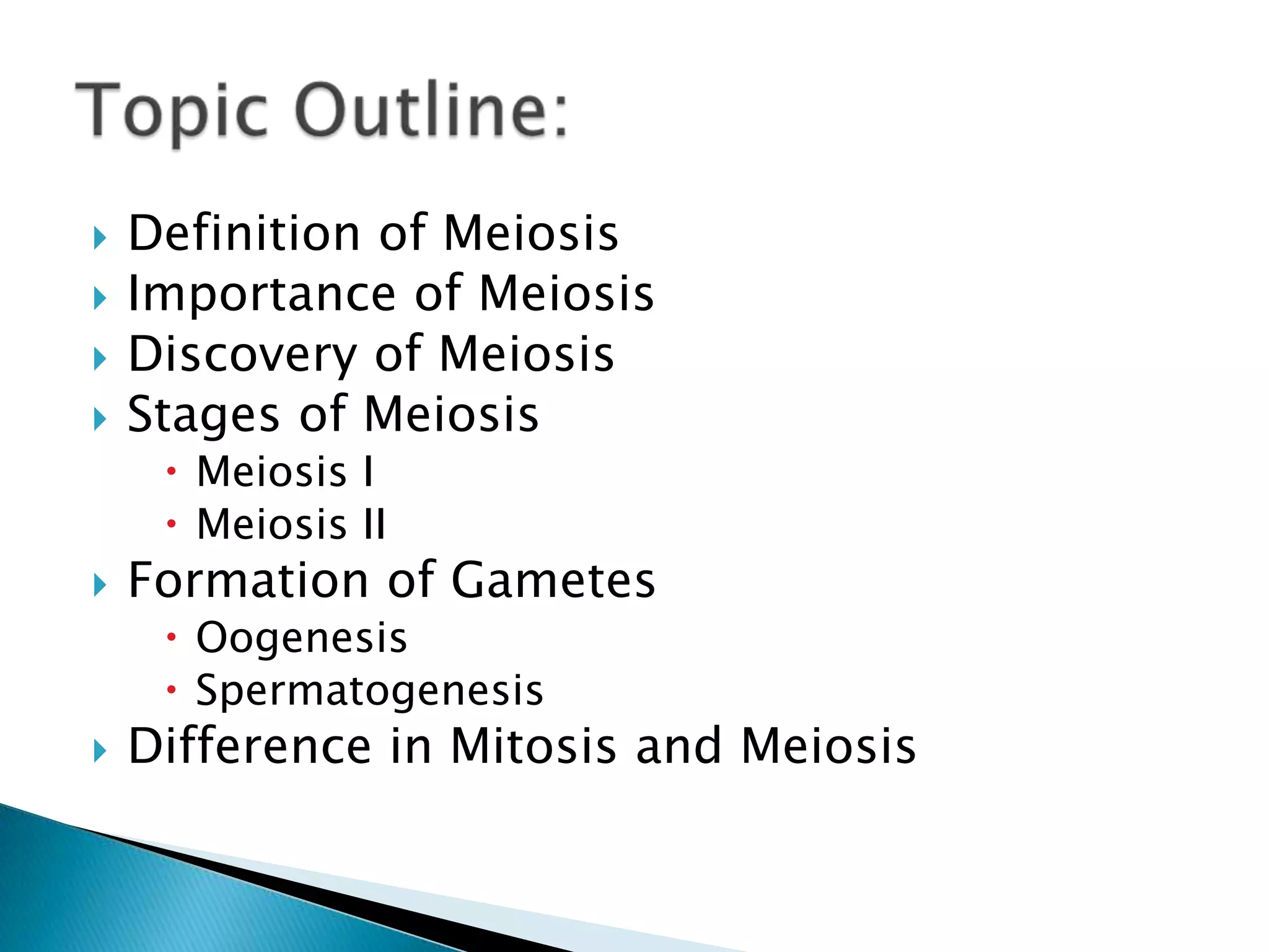 Meiosis | PPTX
