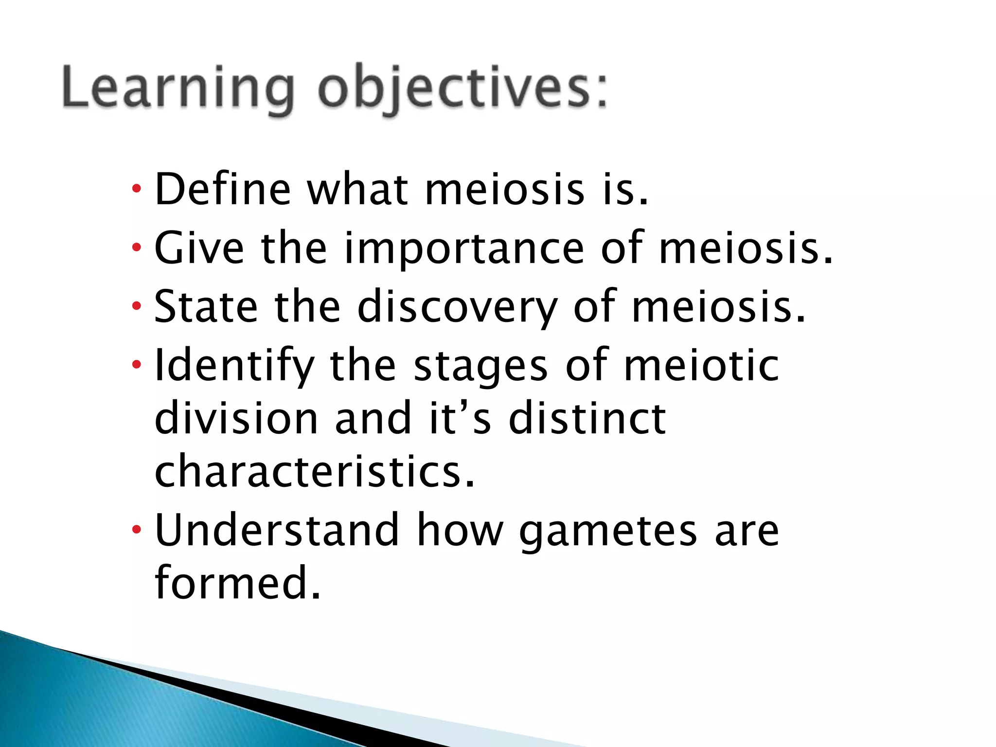Meiosis | PPTX
