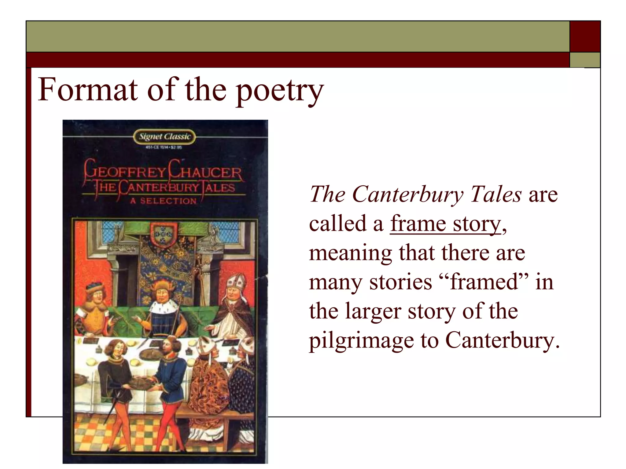 Metrical Tales | PPTX