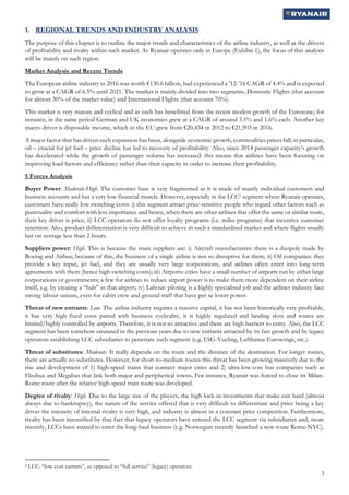 Ryanair - Corporate Financial Modelling | PDF