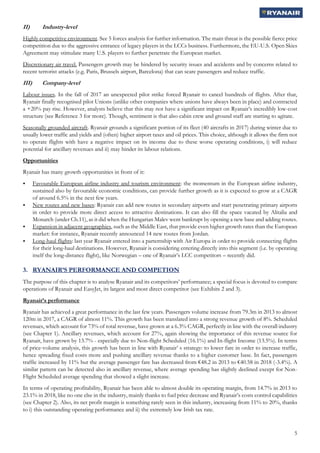 Ryanair - Corporate Financial Modelling | PDF