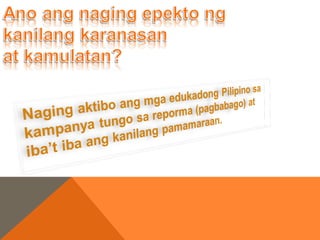 Modyul 3: Mga Repormista at ang kanilang adhikain | PPT