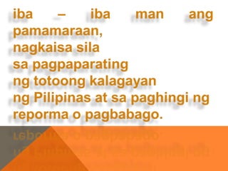 Modyul 3: Mga Repormista at ang kanilang adhikain | PPT