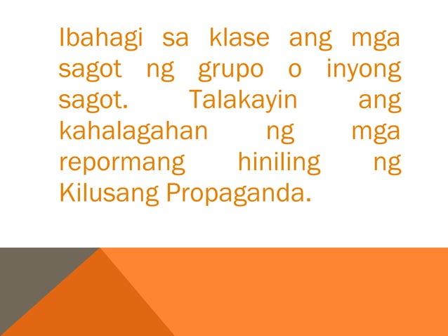 Modyul 3: Mga Repormista at ang kanilang adhikain | PPT
