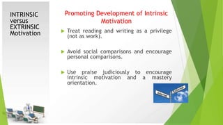 Motivation inside the classroom for teachers | PPT