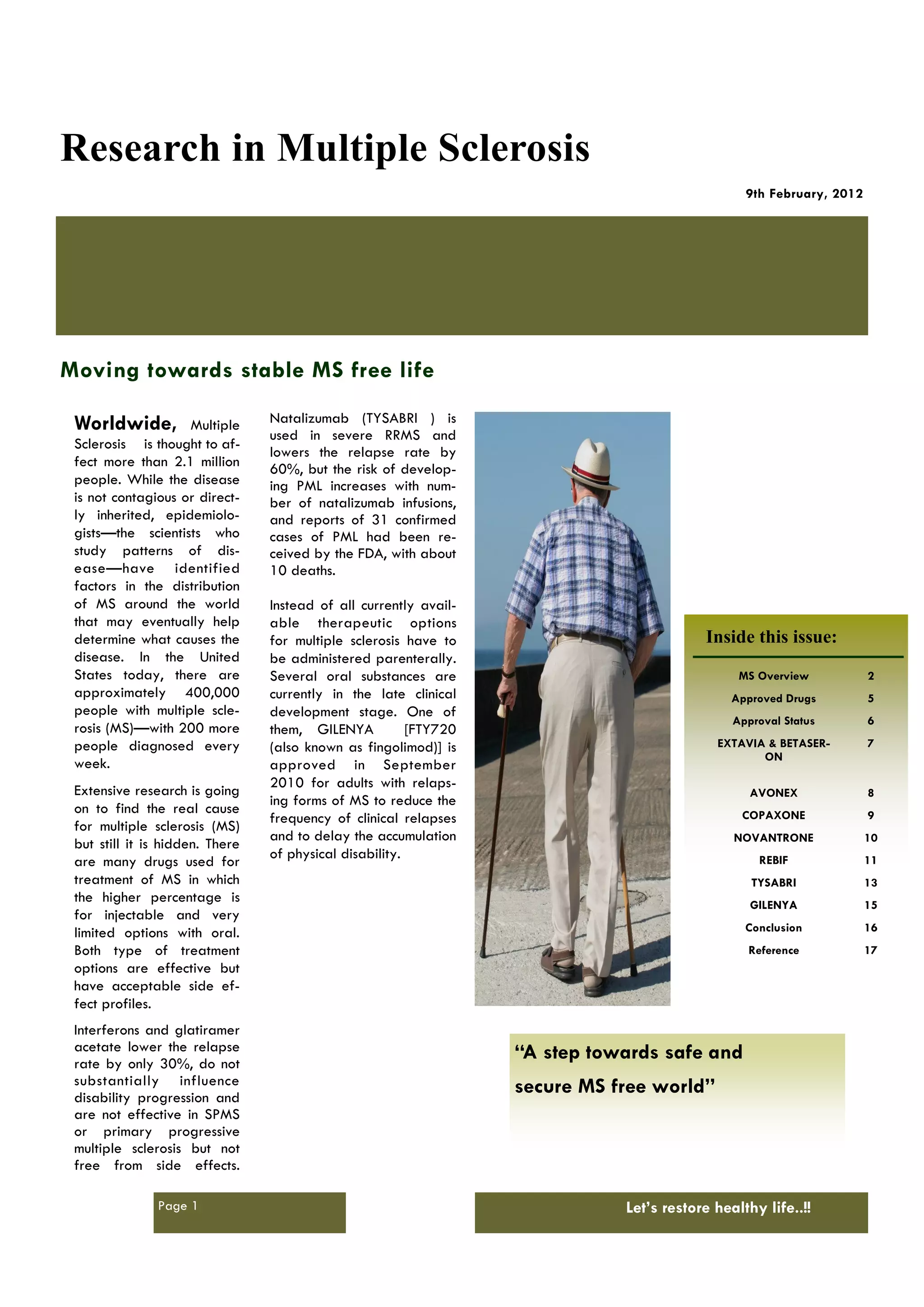 Report multiple sclerosis | PDF