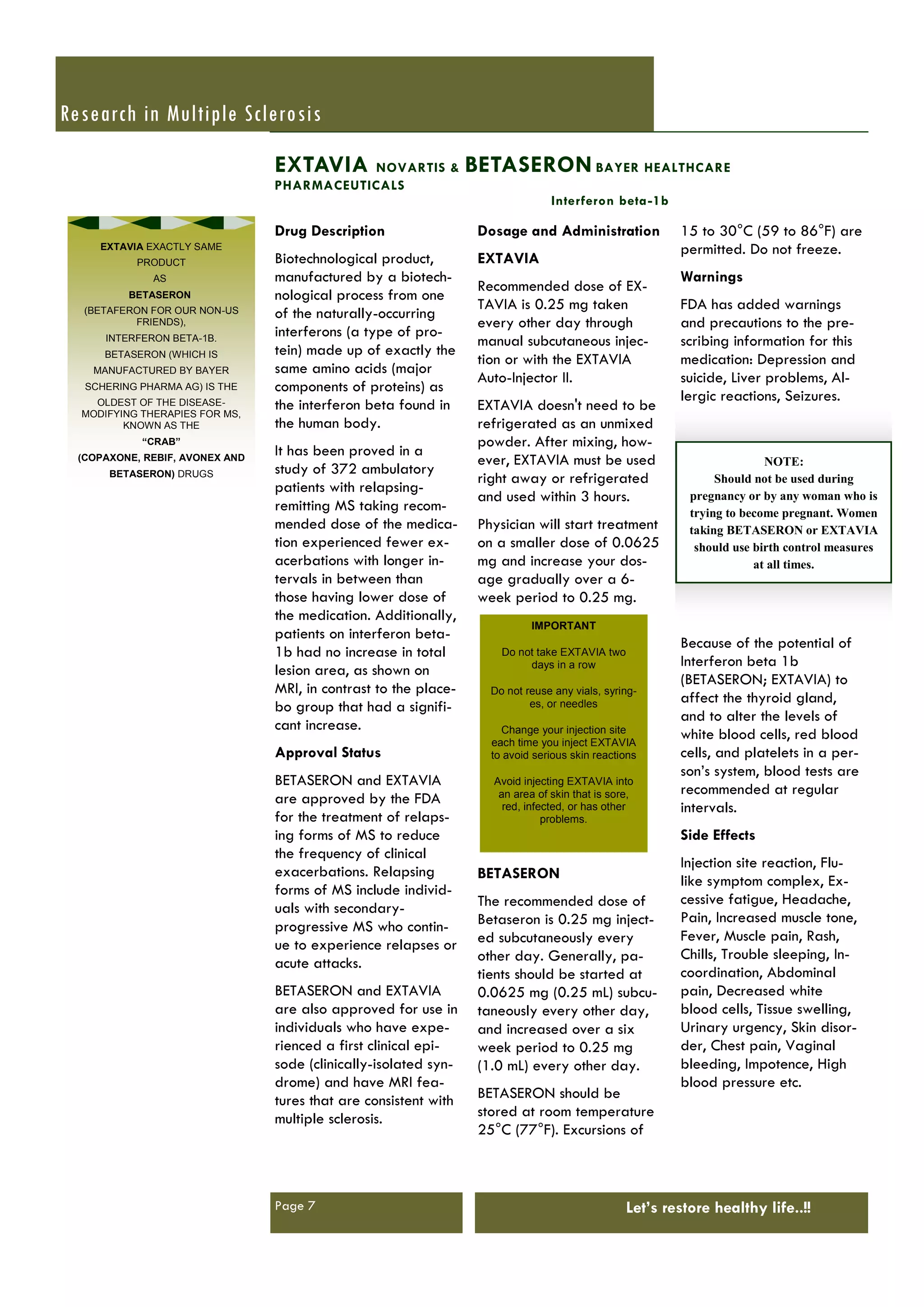 Report multiple sclerosis | PDF