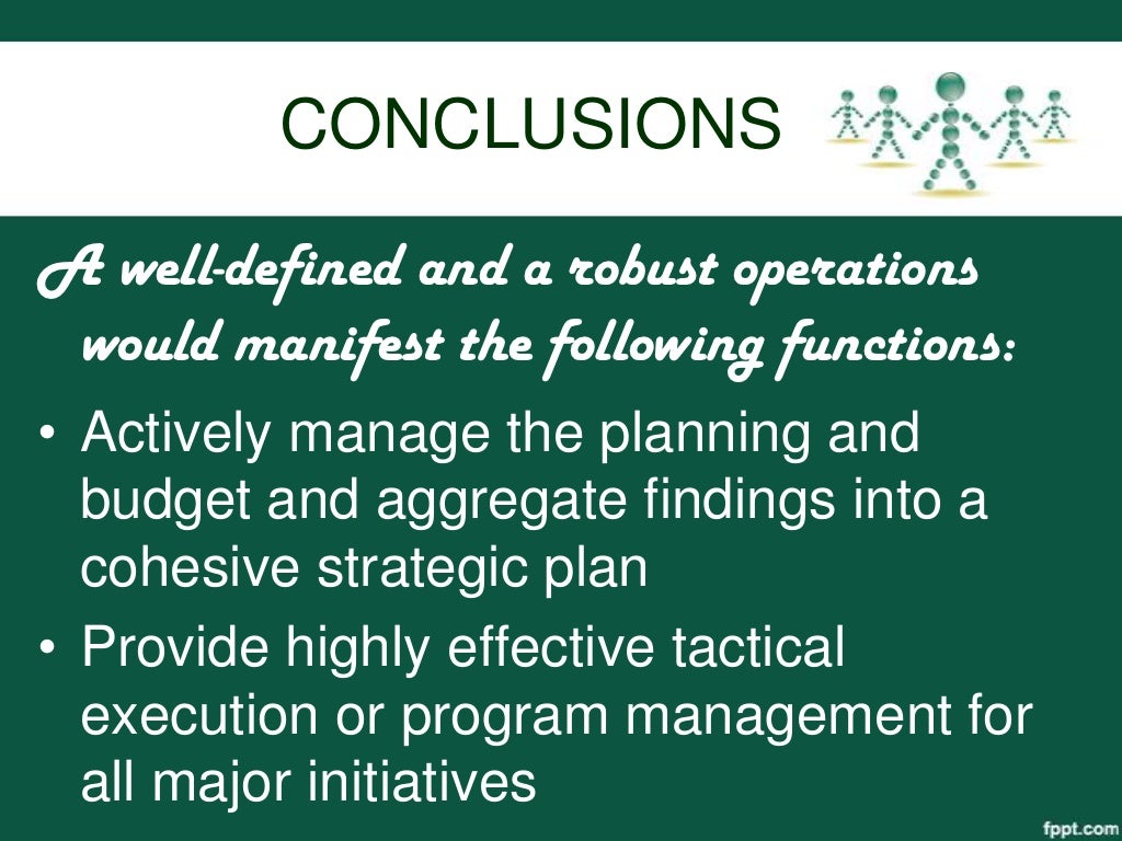 Organizational Function: Operations