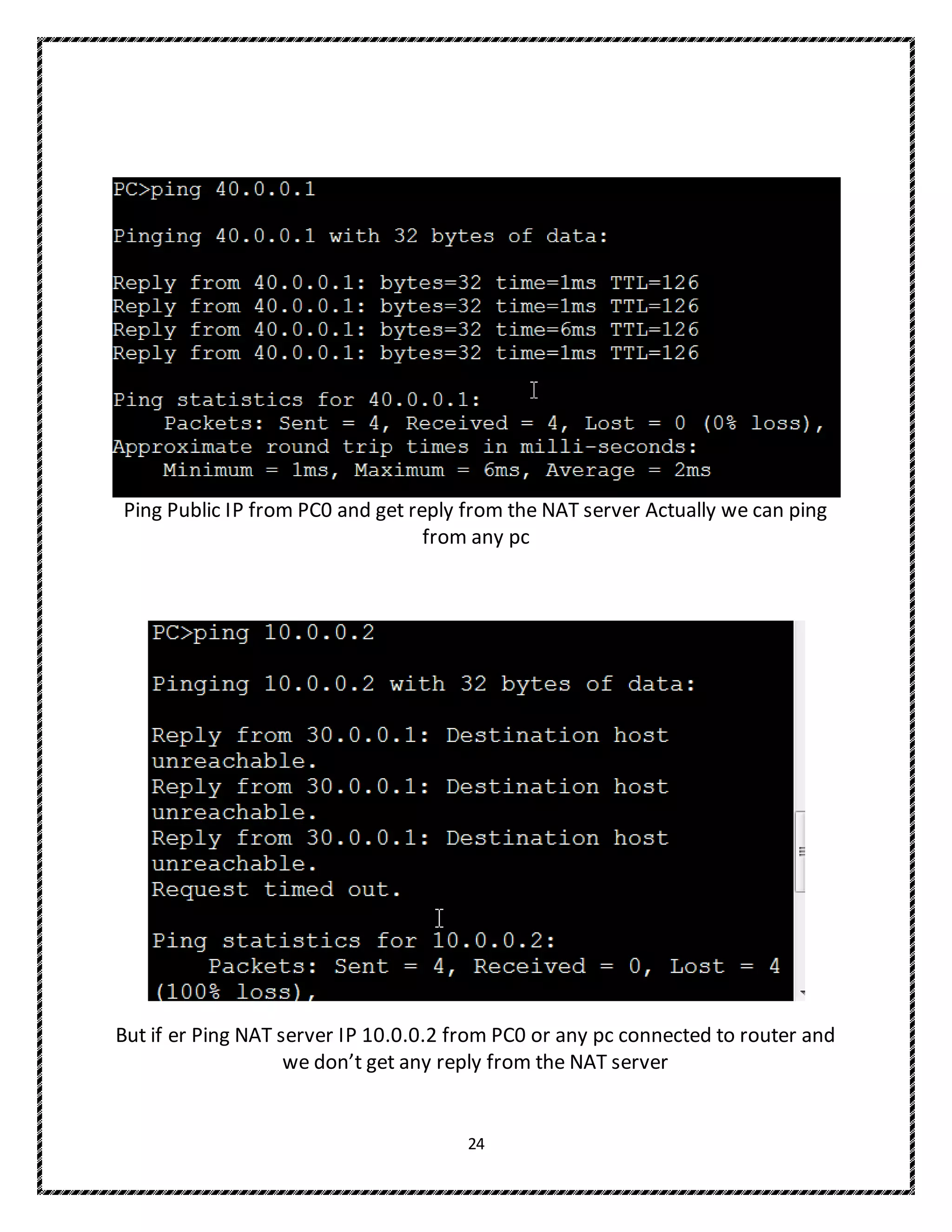 Networking Lab Report | PDF