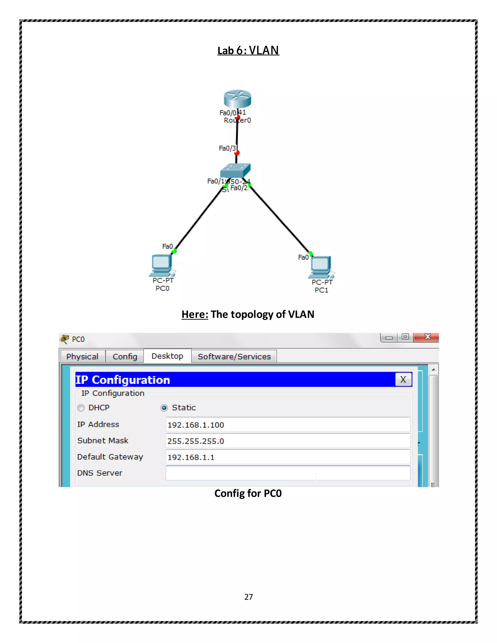 Networking Lab Report | PDF