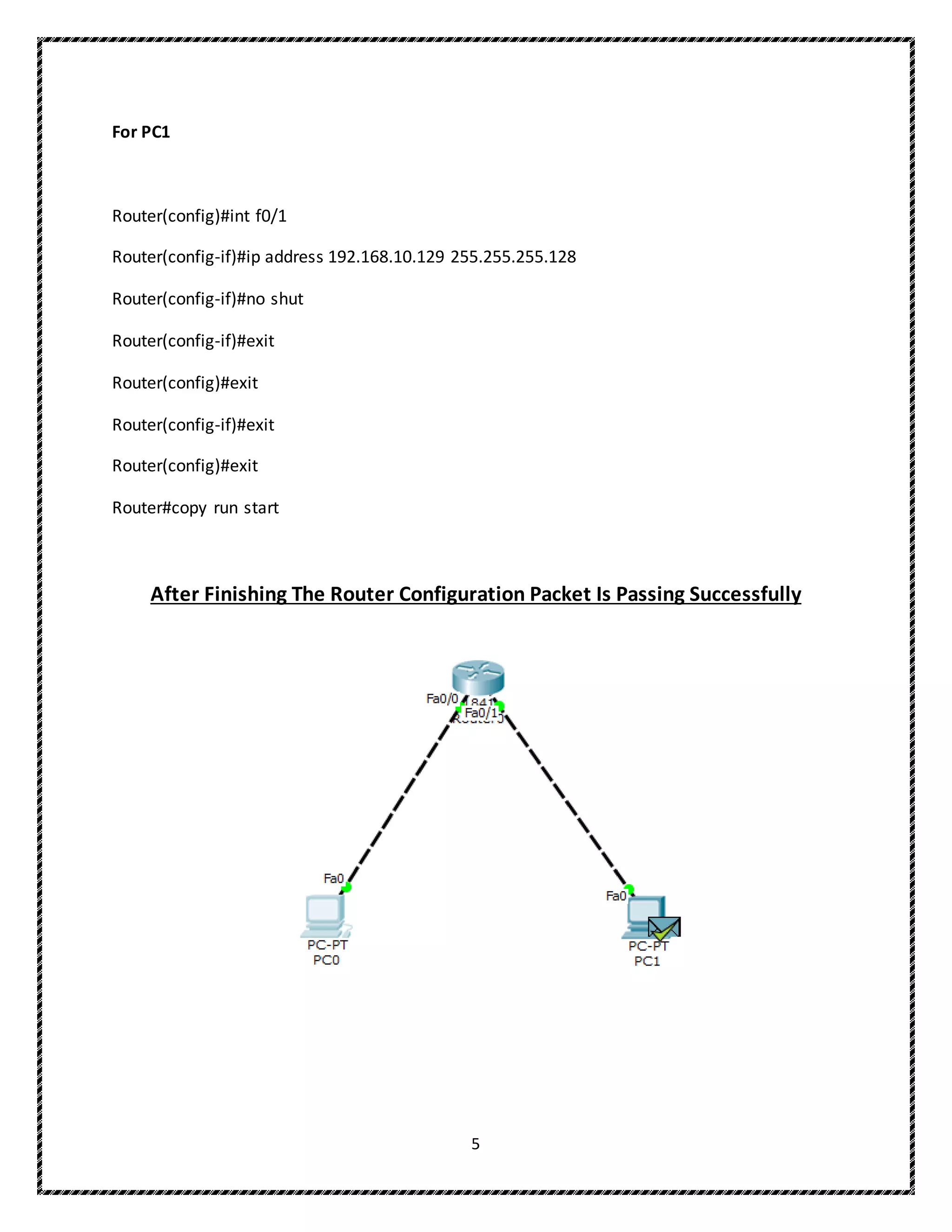 Networking Lab Report | PDF