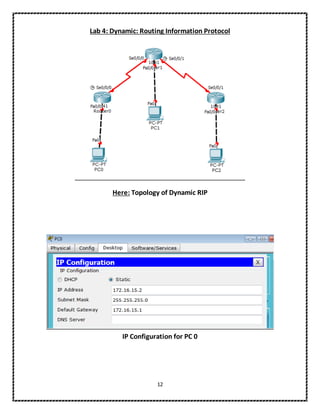 Networking Lab Report | PDF