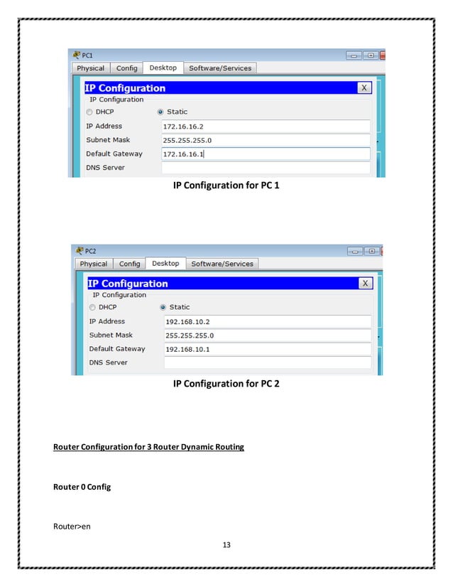Networking Lab Report | PDF