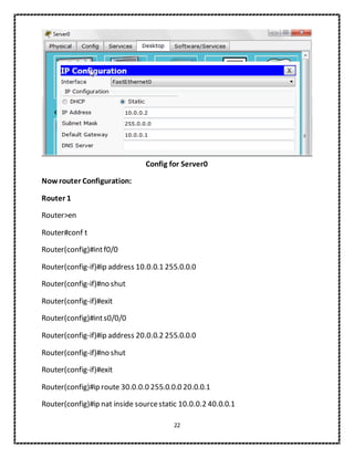 Networking Lab Report | PDF