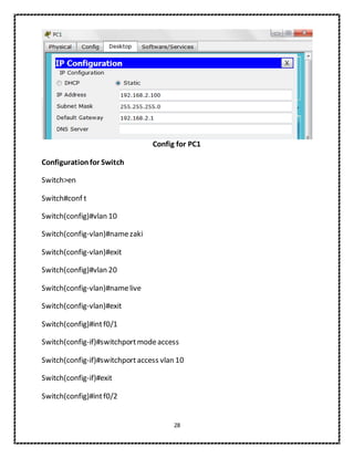 Networking Lab Report | PDF
