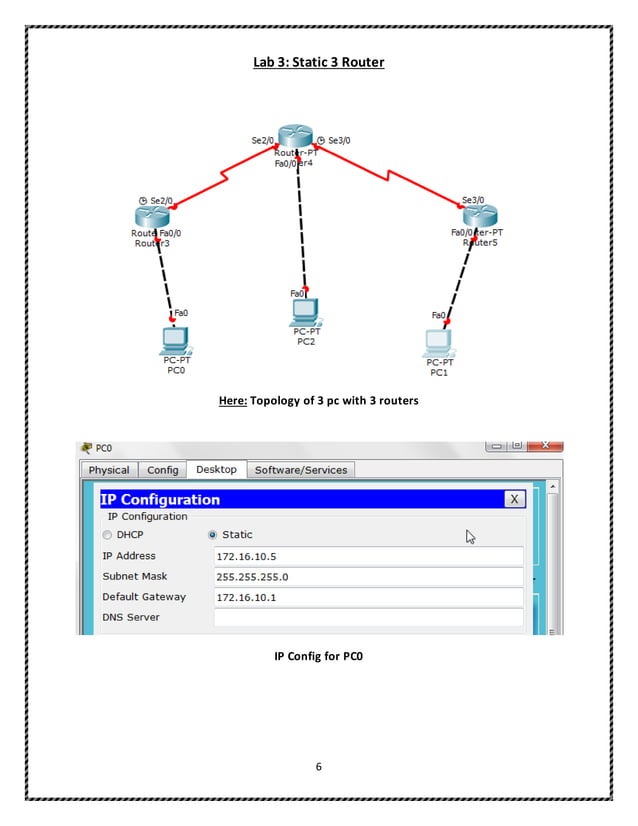 Networking Lab Report | PDF