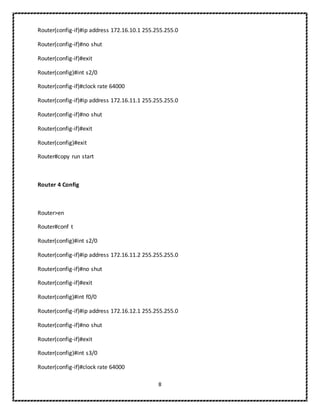 Networking Lab Report | PDF