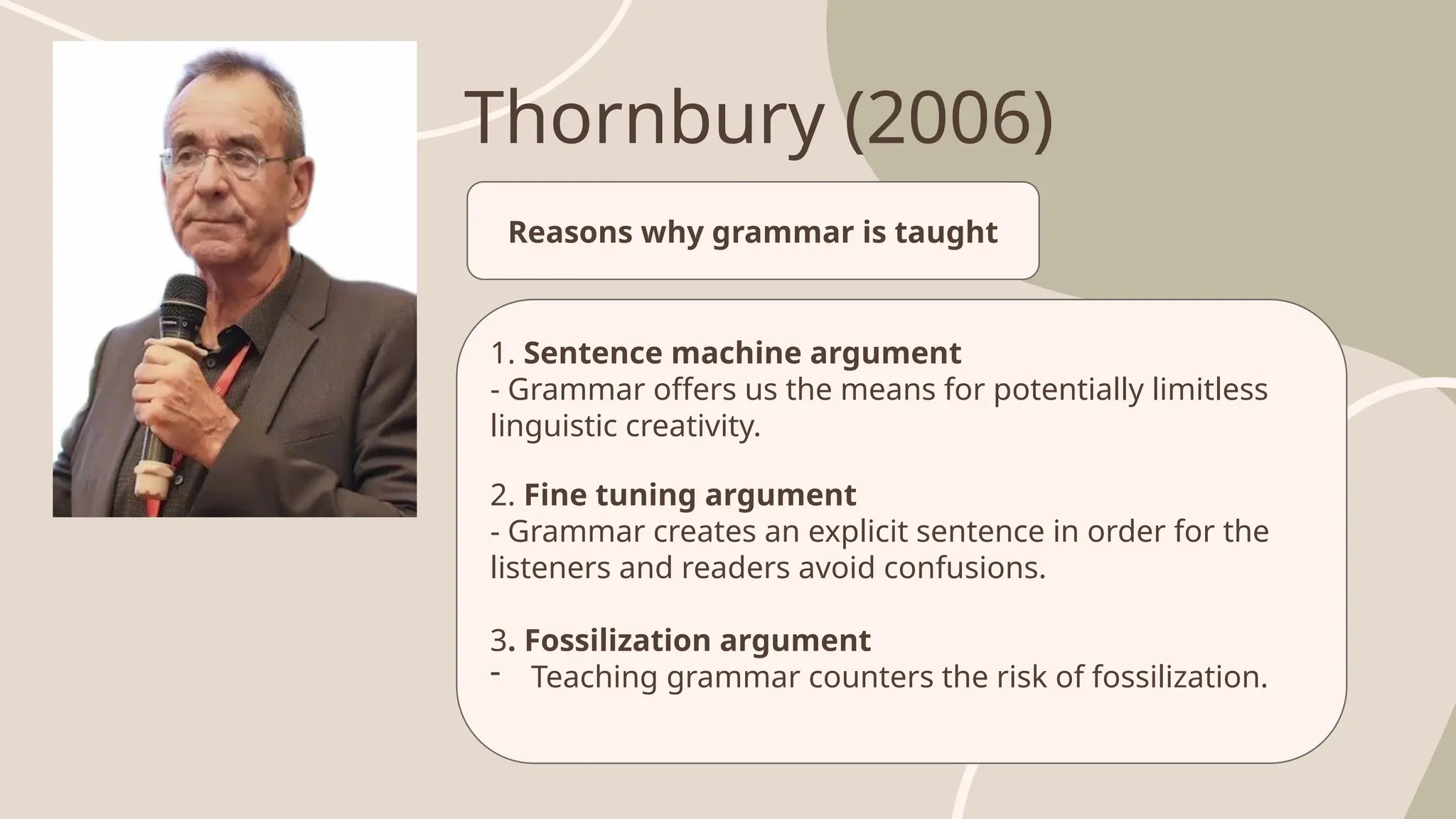 Why should we teach grammar?Pedagogical issues | PPTX
