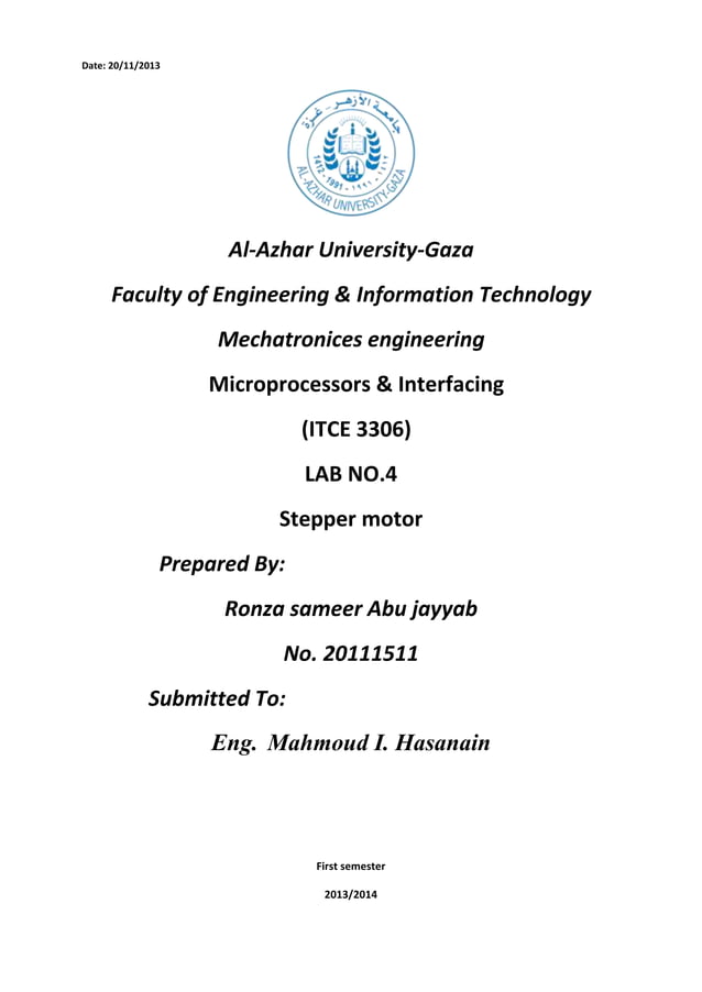 Report no.4(microprocessor) | PDF