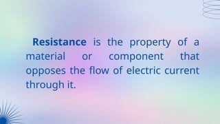 resistance/creative technology/ICT123456 | PPTX