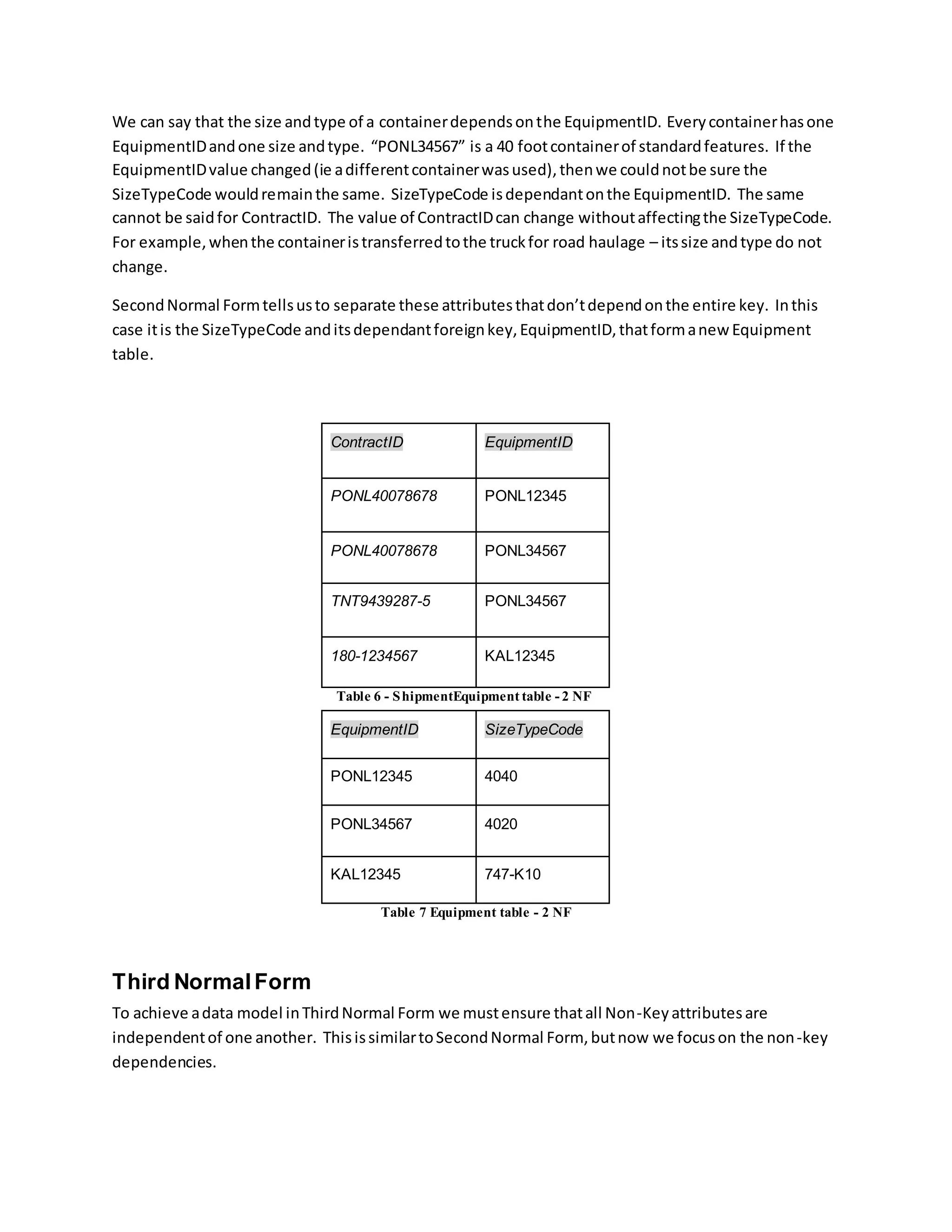 Report Normalization documents | DOCX