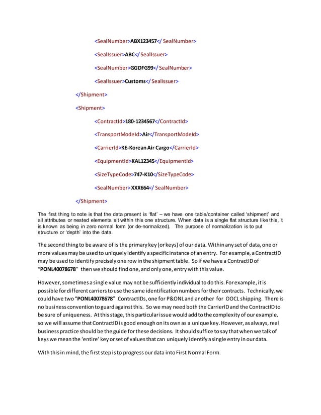 Report Normalization documents | PDF