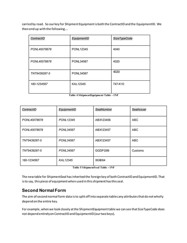 Report Normalization documents | PDF