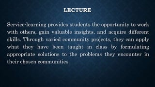 Service Learning NSTP reporting Report NSTP.pptx