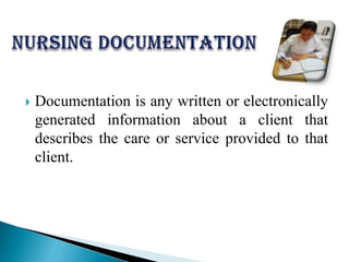 Nursing Documentation (Sports Medicine Hospital) by: Nestor Salazar Jr ...