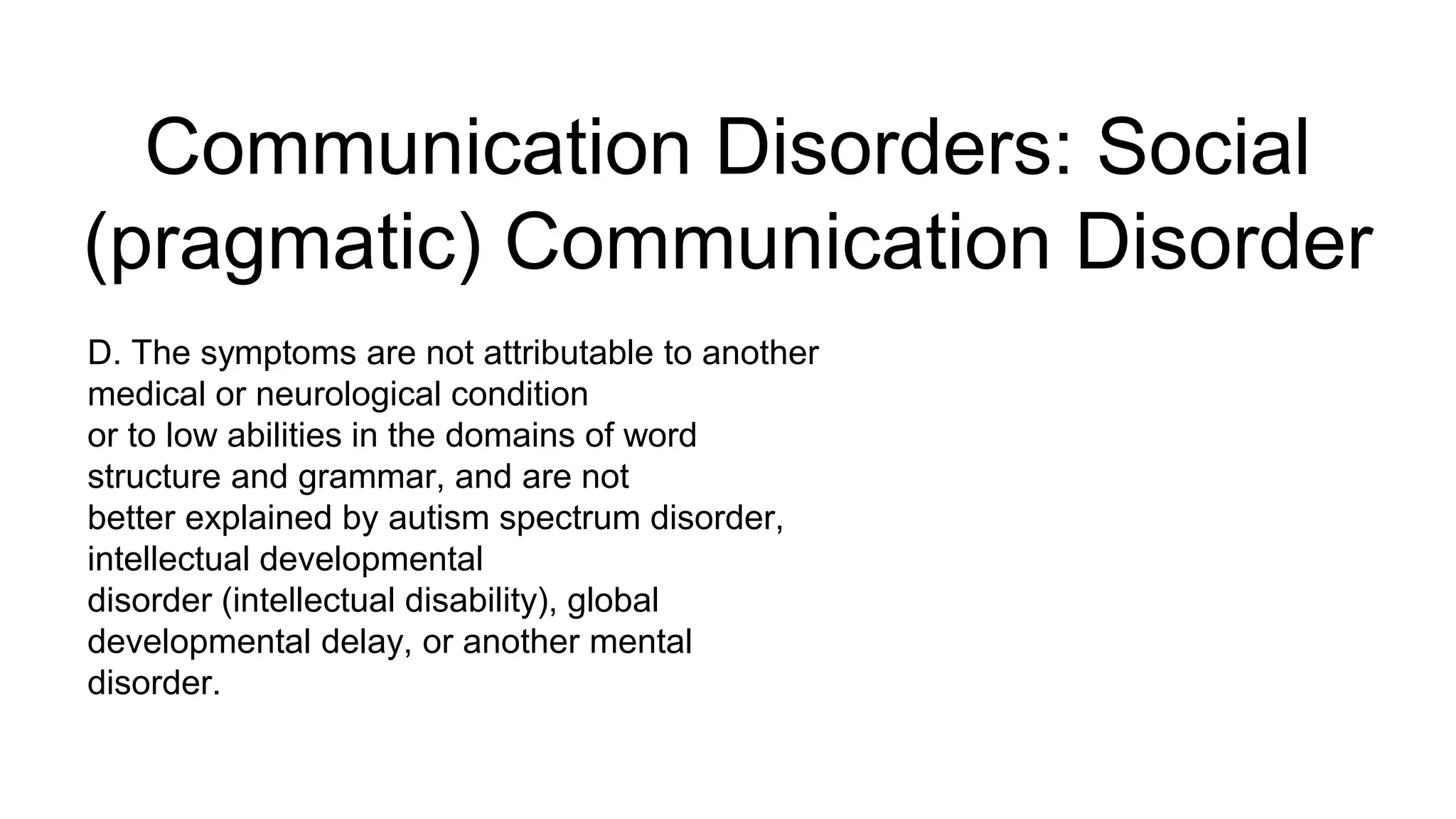 Neurodevelopmental disorders according to the dsm 5 tr | PPT