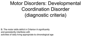 Neurodevelopmental disorders according to the dsm 5 tr | PPTX