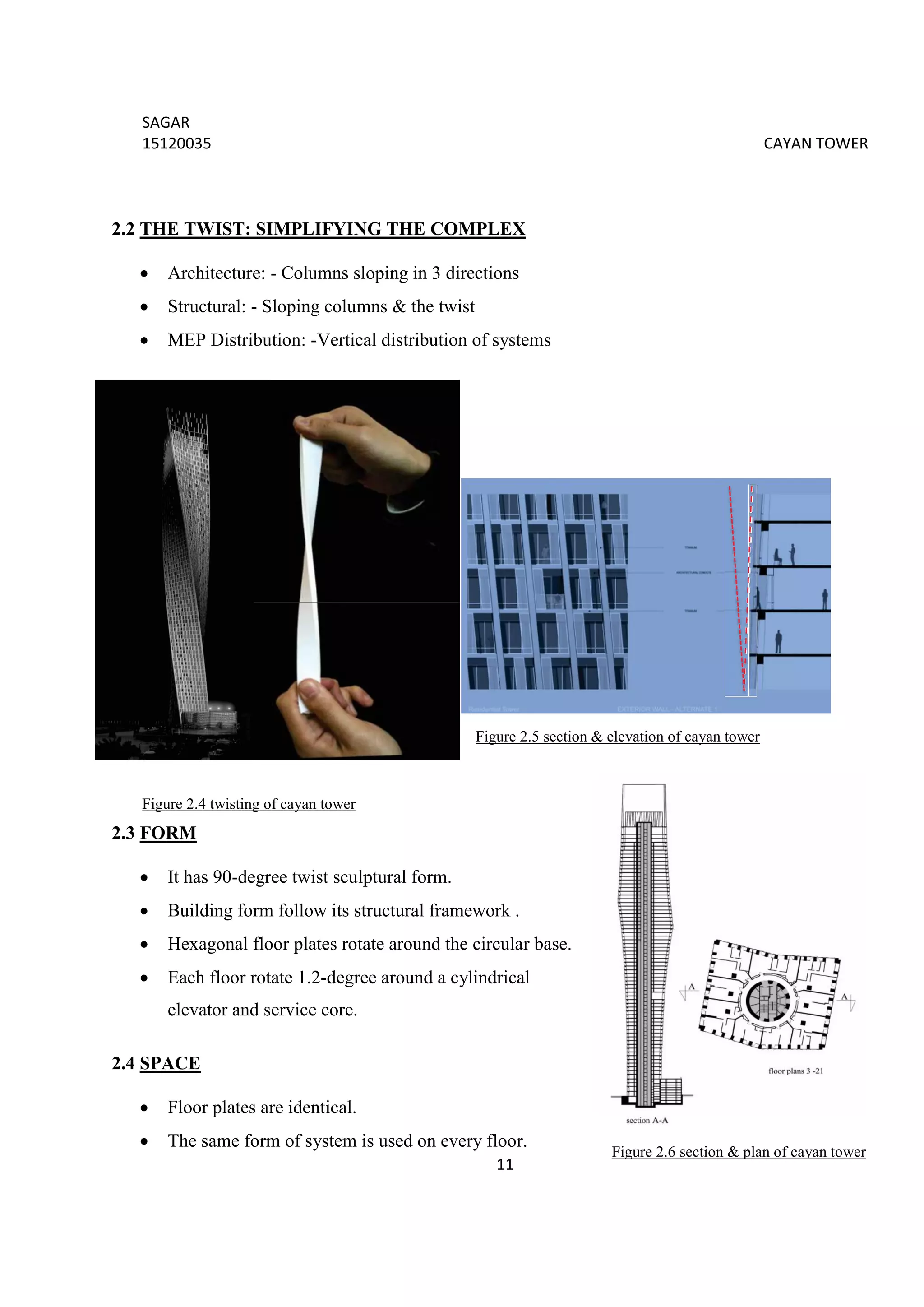 Report of cayan tower | PDF