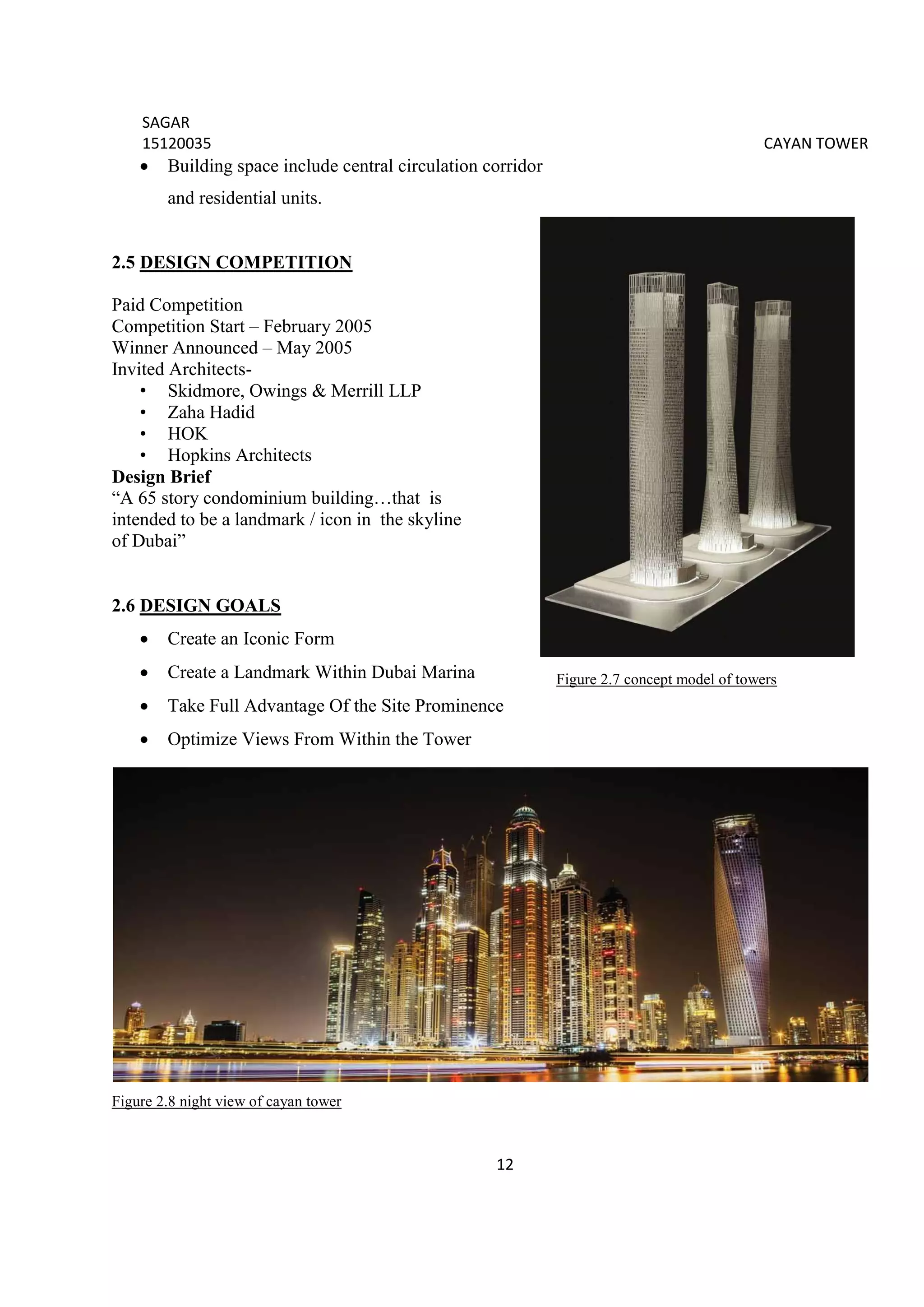 Report of cayan tower | PDF