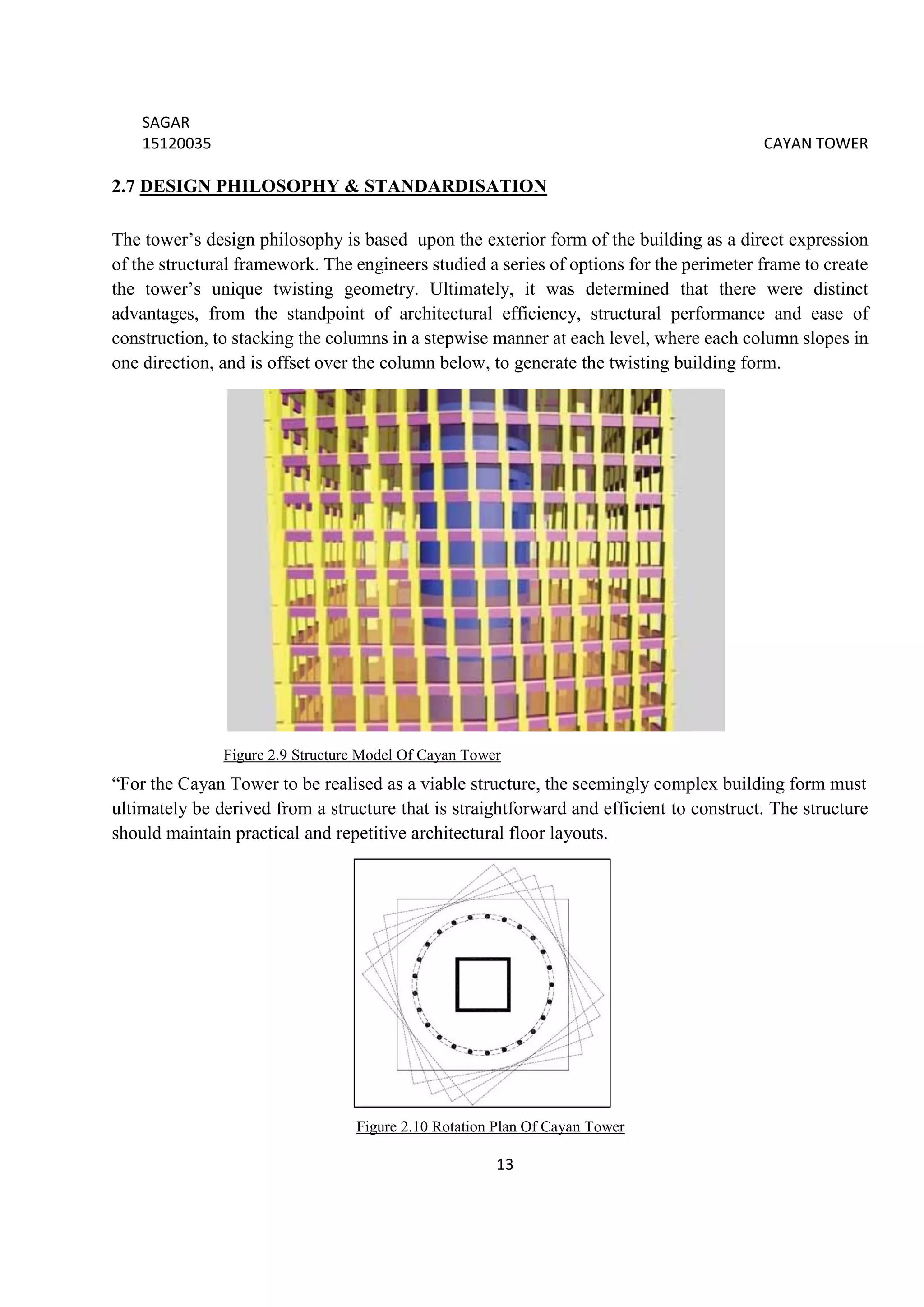 Report of cayan tower | PDF