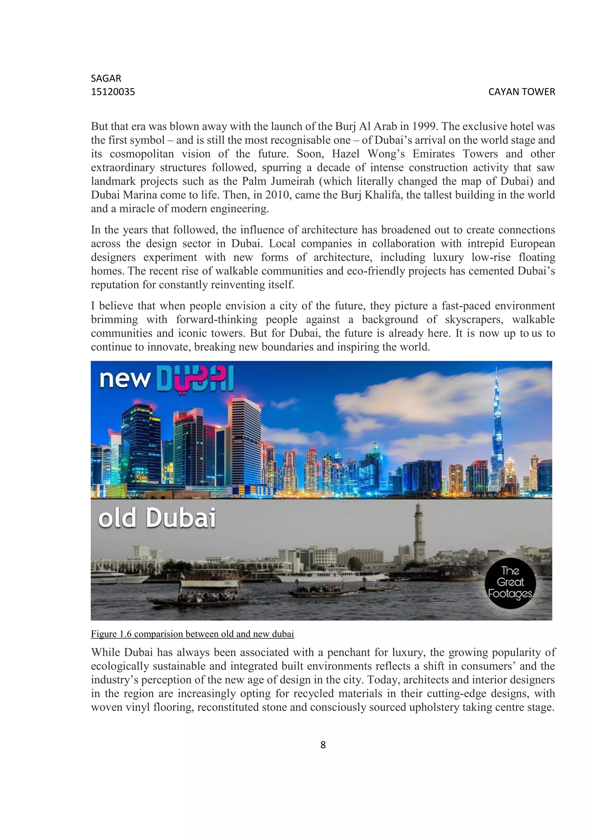 Report of cayan tower | PDF