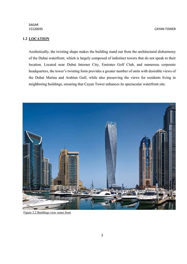 Report of cayan tower | PDF | Houses | Real Estate