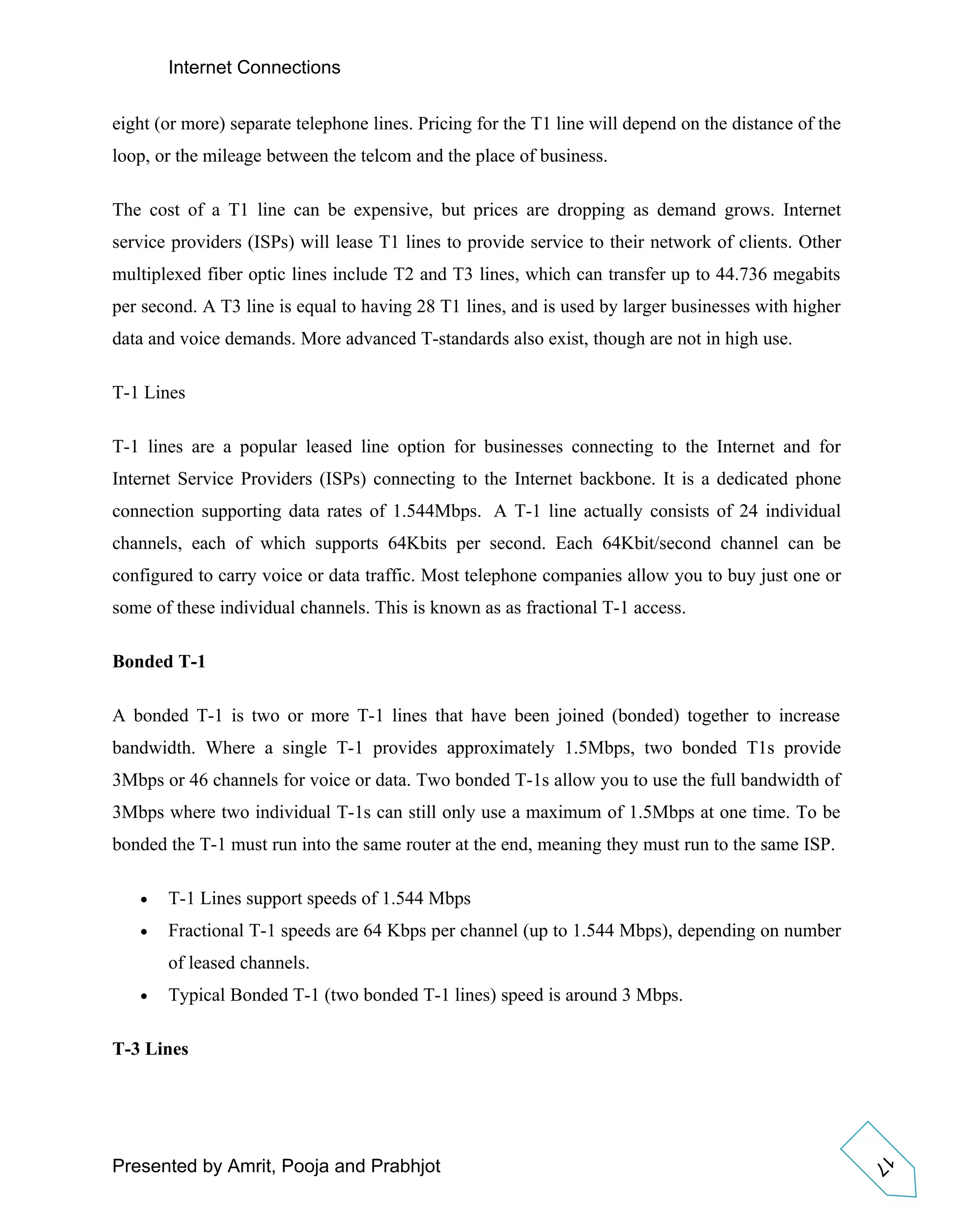 Report of internet connections | DOC