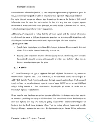 Report of internet connections | DOC