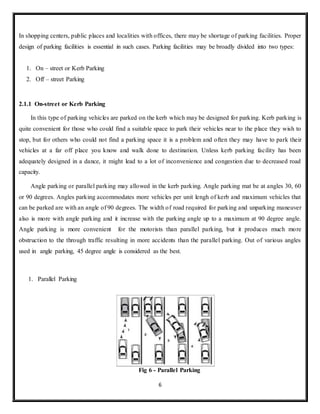 Report of parking problem | DOCX