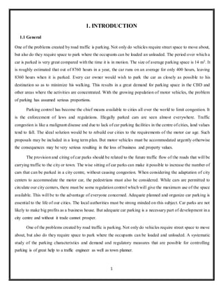 Report of parking problem | DOCX