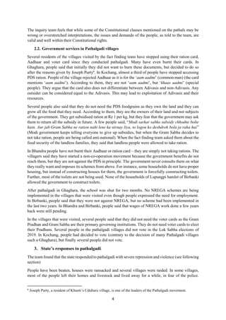 Report of pathalgadi factfinding inquiry (english) | PDF | Hinduism ...