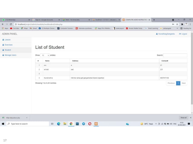 Virtual Education System (manage classes) | PPT | Free Download
