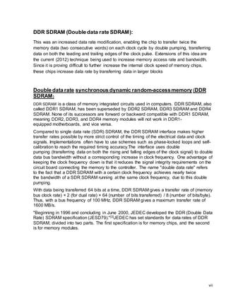 Random Access Memory ( RAM) | DOCX