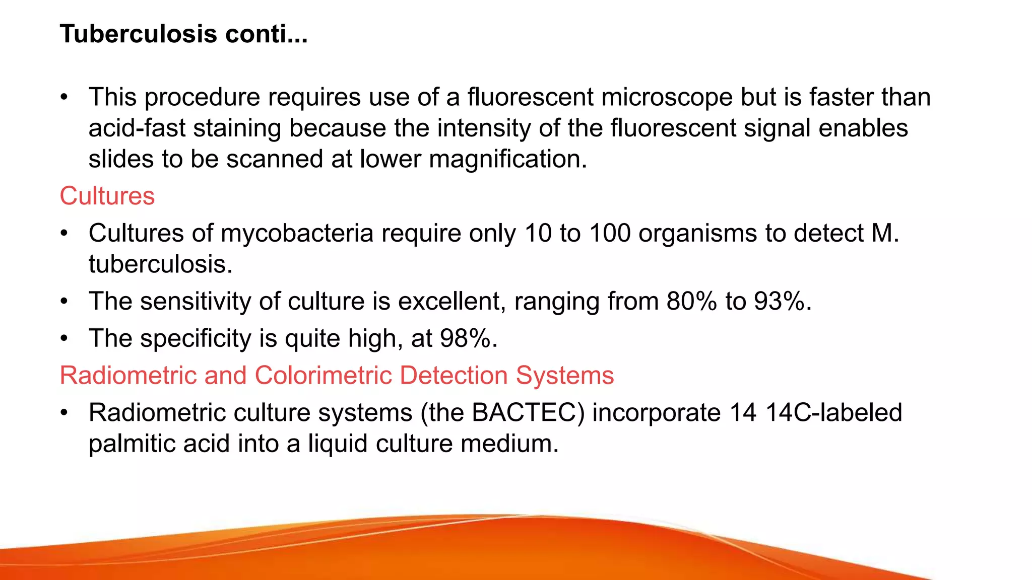 Report of recent microbial techniques developed in diagnosing some ...