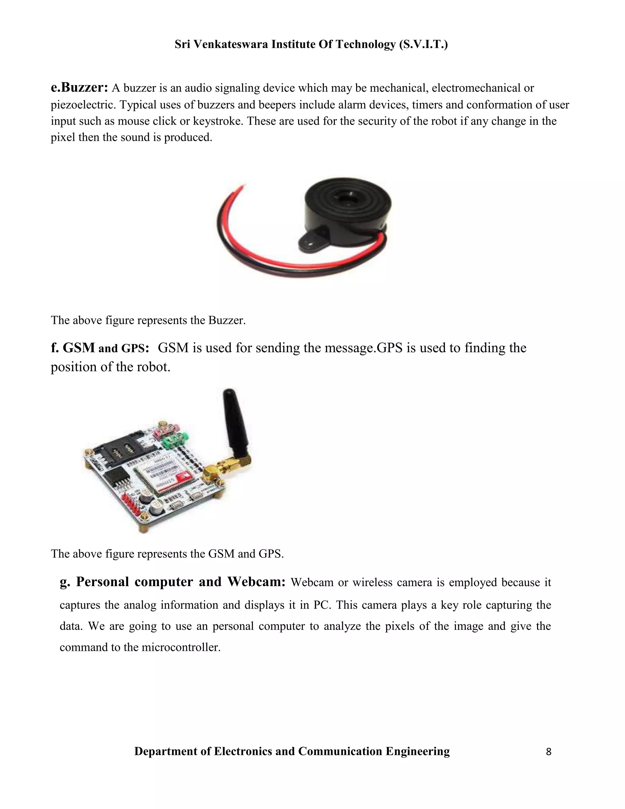 color tracking robot | DOCX | Robotics | Technology & Computing