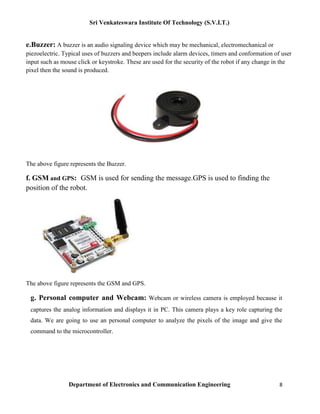 color tracking robot | DOCX | Robotics | Technology & Computing