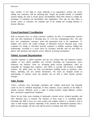 Sales Force Structure | DOCX