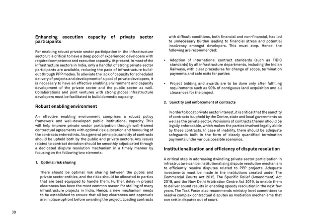 Report of the Task Force National Infrastructure Pipeline (NIP ...